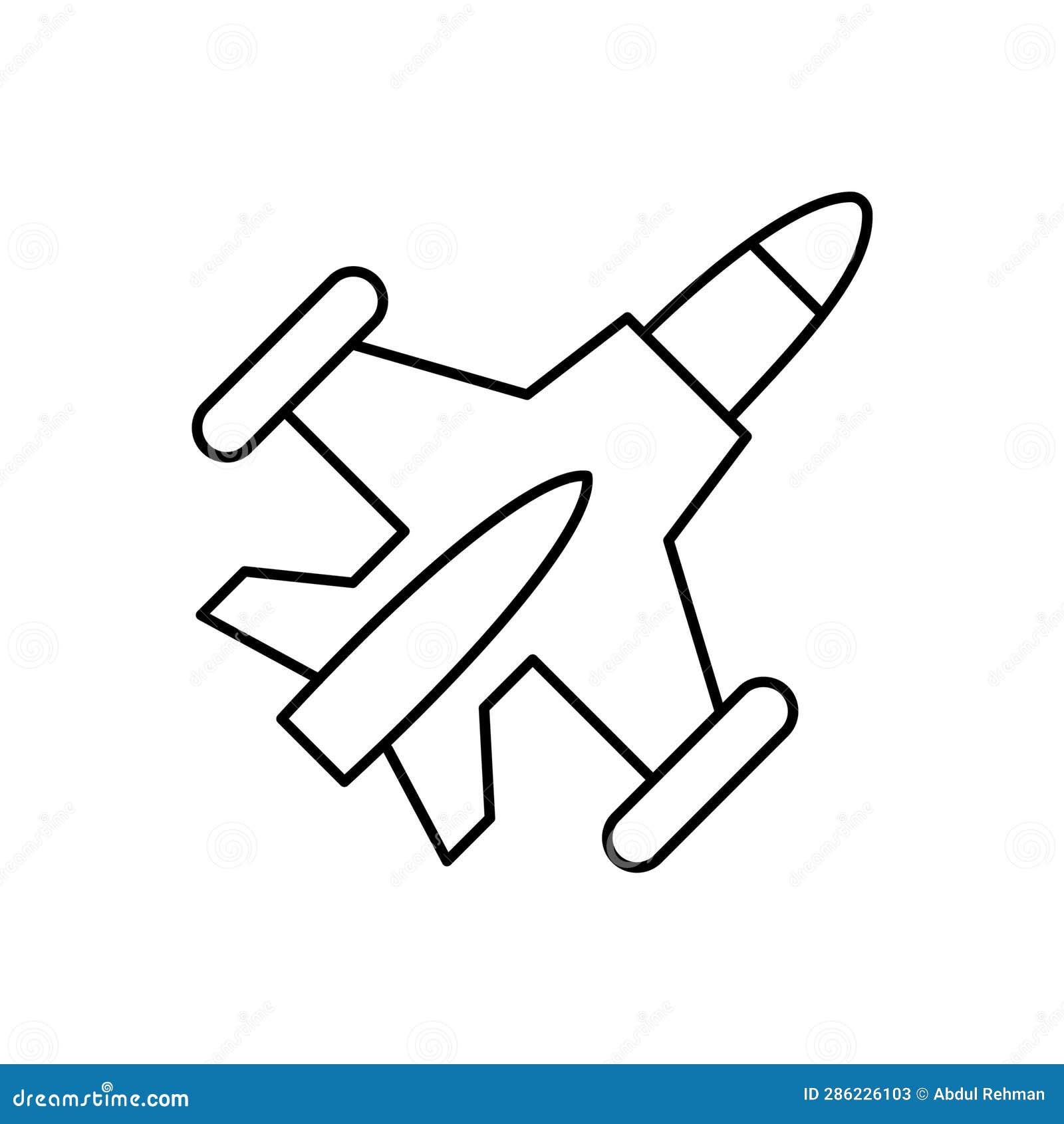 Fighter Jet Vector Icon Which Can Easily Modify or Edit. Stock ...