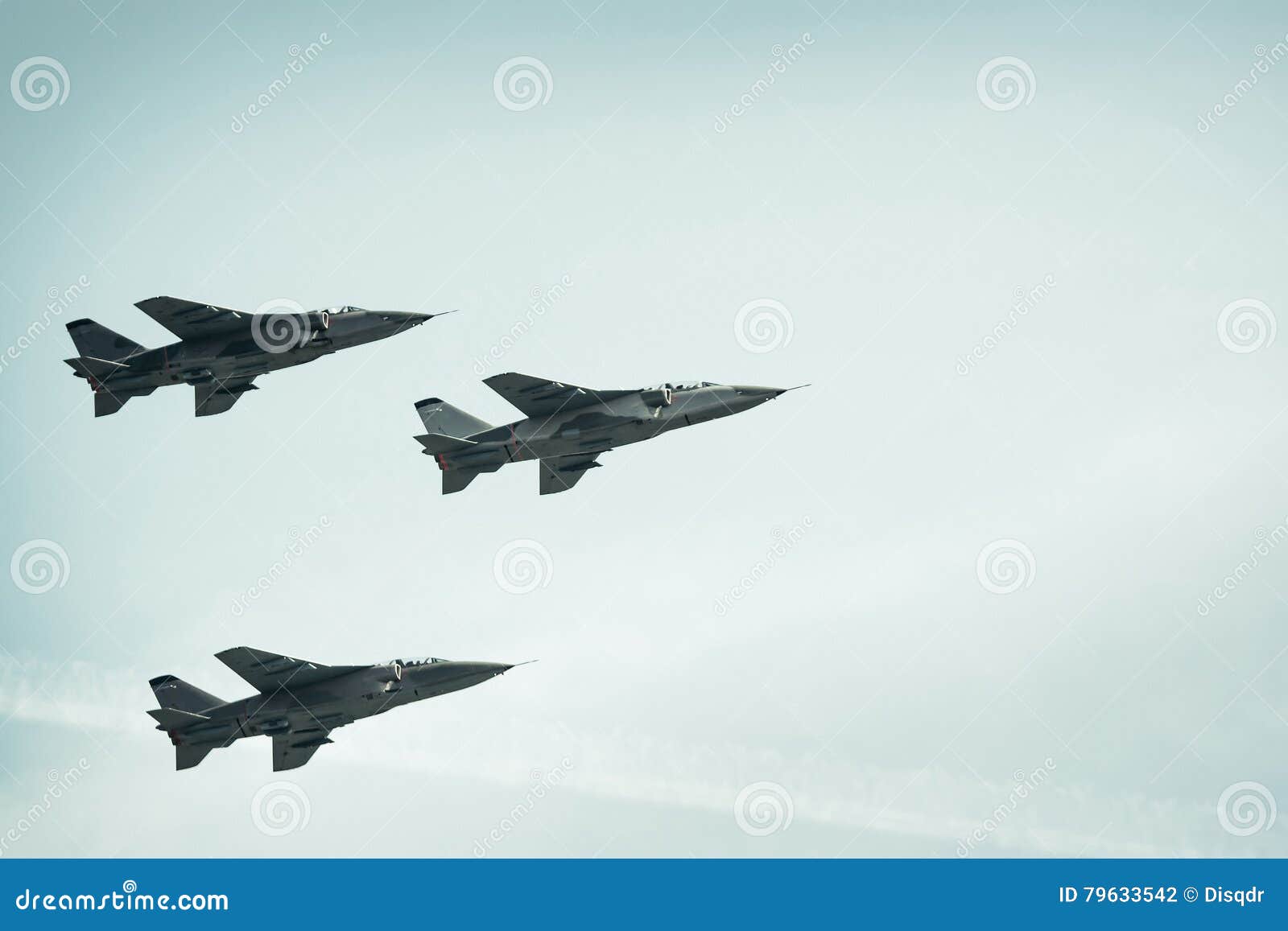 Fighter Jets on Blue Sky Background Stock Photo - Image of jets ...