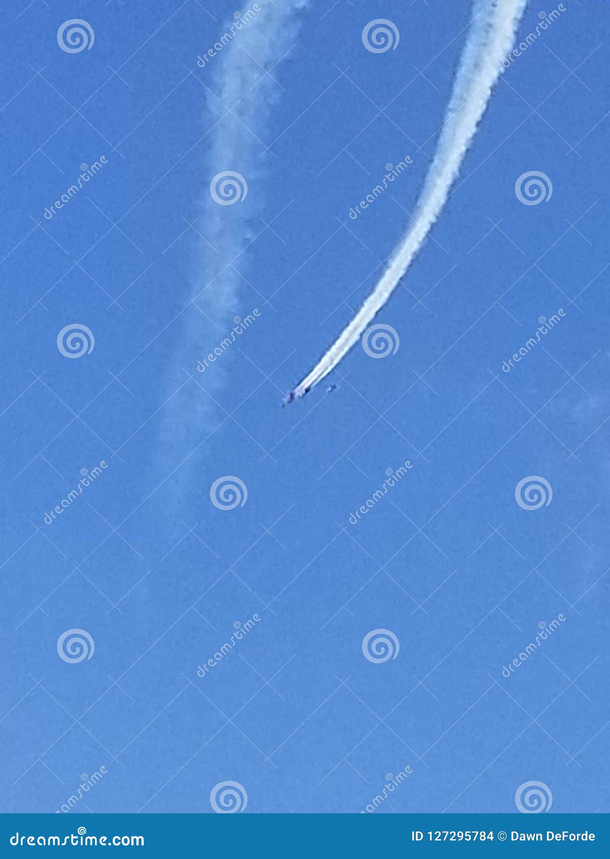 Fighter jets stock photo. Image of jets, airshow, tricks - 127295784