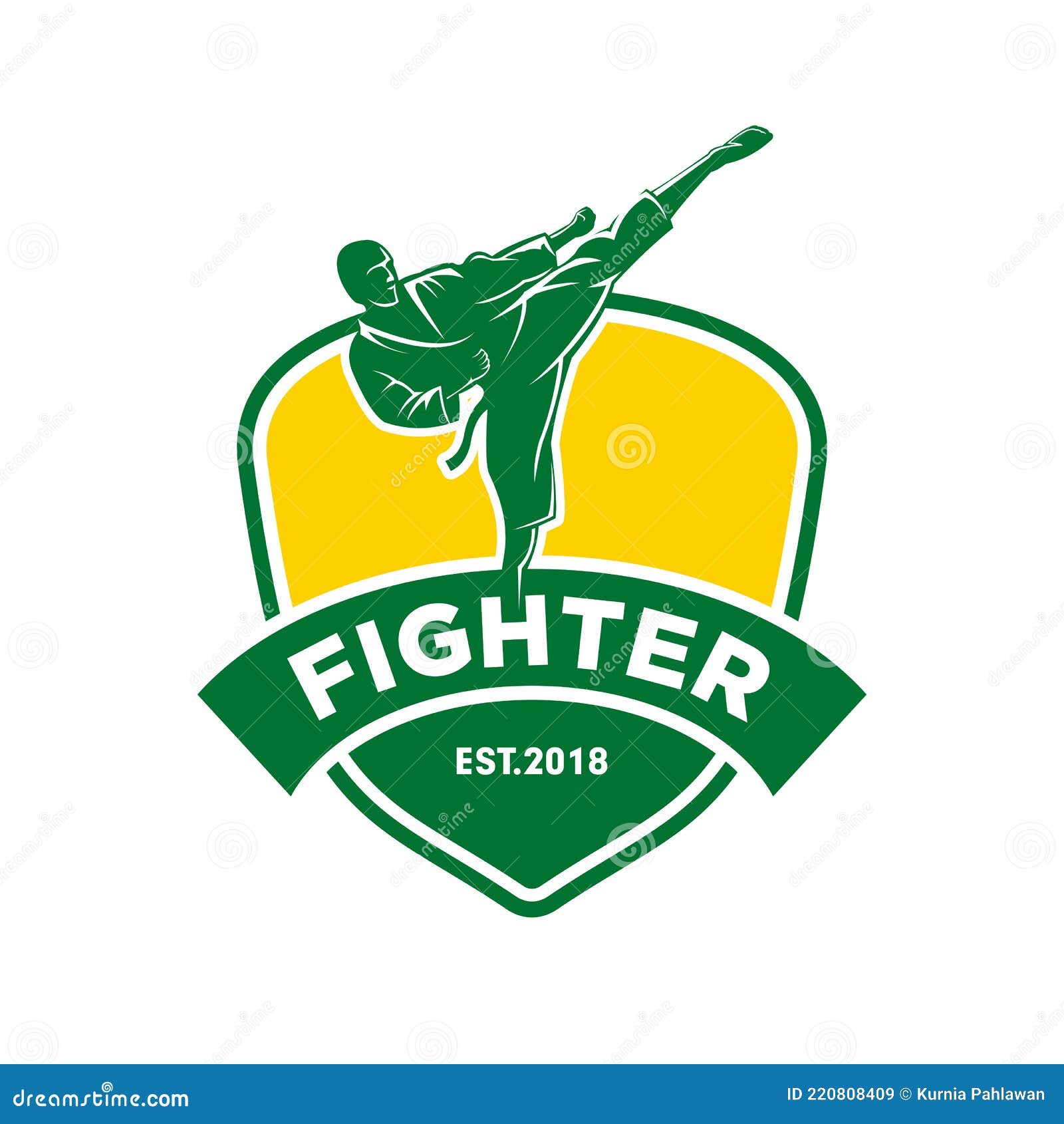 Fighter Logo , Sport Logo Vector Stock Illustration - Illustration of ...