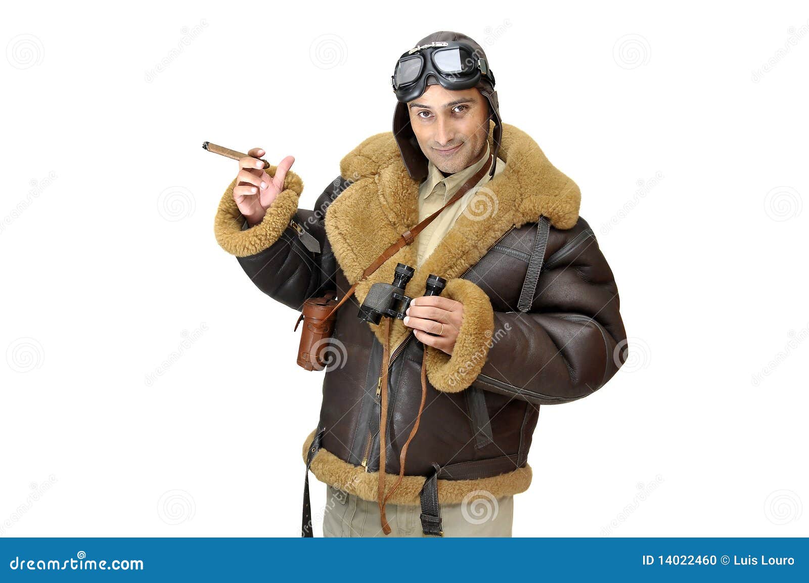 Fighter pilot stock photo. Image of vintage, uniform - 14022460