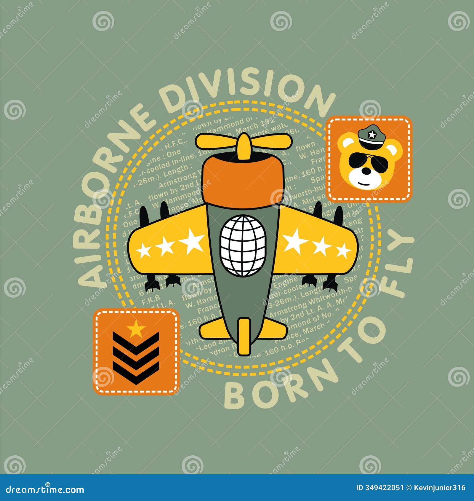 Fighter Pilot Bear in Action ,animal Cartoon Vector Illustration Stock ...