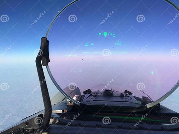 Fighter Pilot HUD stock image. Image of flight, fighter - 68498853