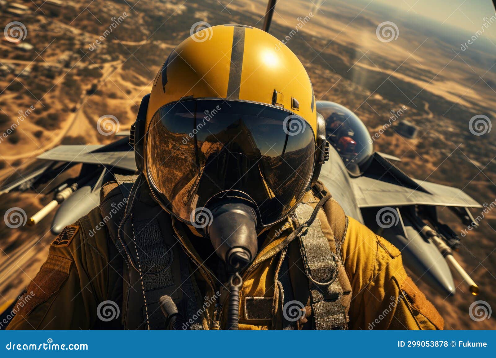 Fighter Pilots Training Fly Generative Ai Stock Photo - Image of pilot ...