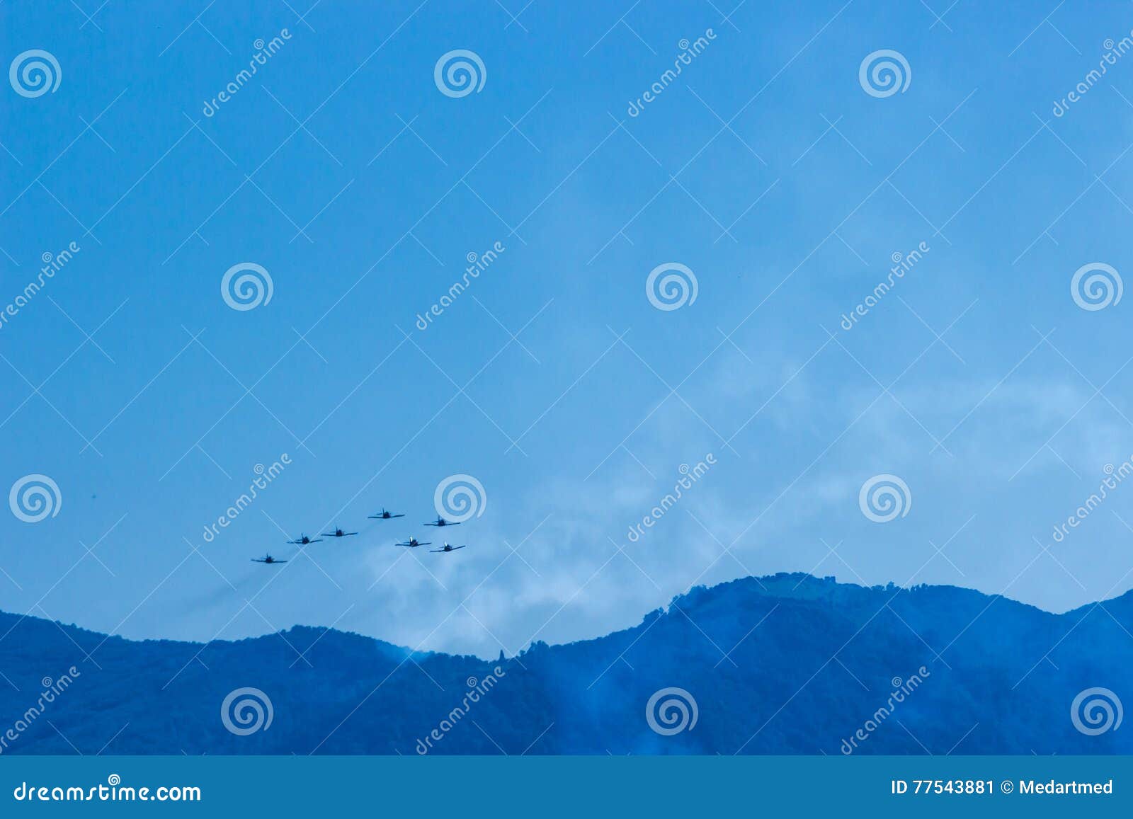 Fighter Plane Looping in Turbo Fly on the Sky Stock Image - Image of ...