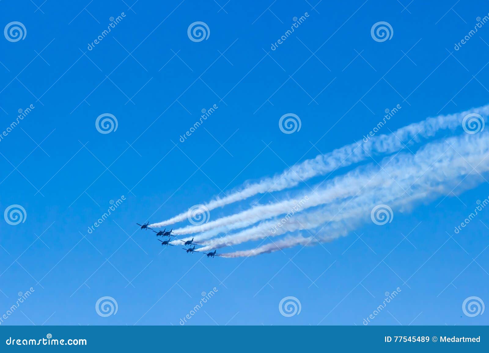 Fighter Plane Looping in Turbo Fly on the Sky Stock Image - Image of ...