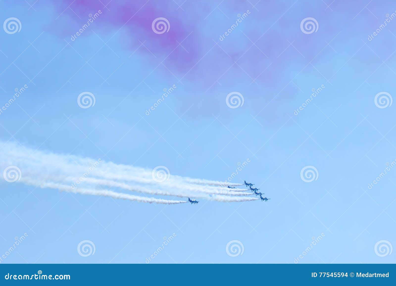Fighter Plane Looping in Turbo Fly on the Sky Stock Photo - Image of ...