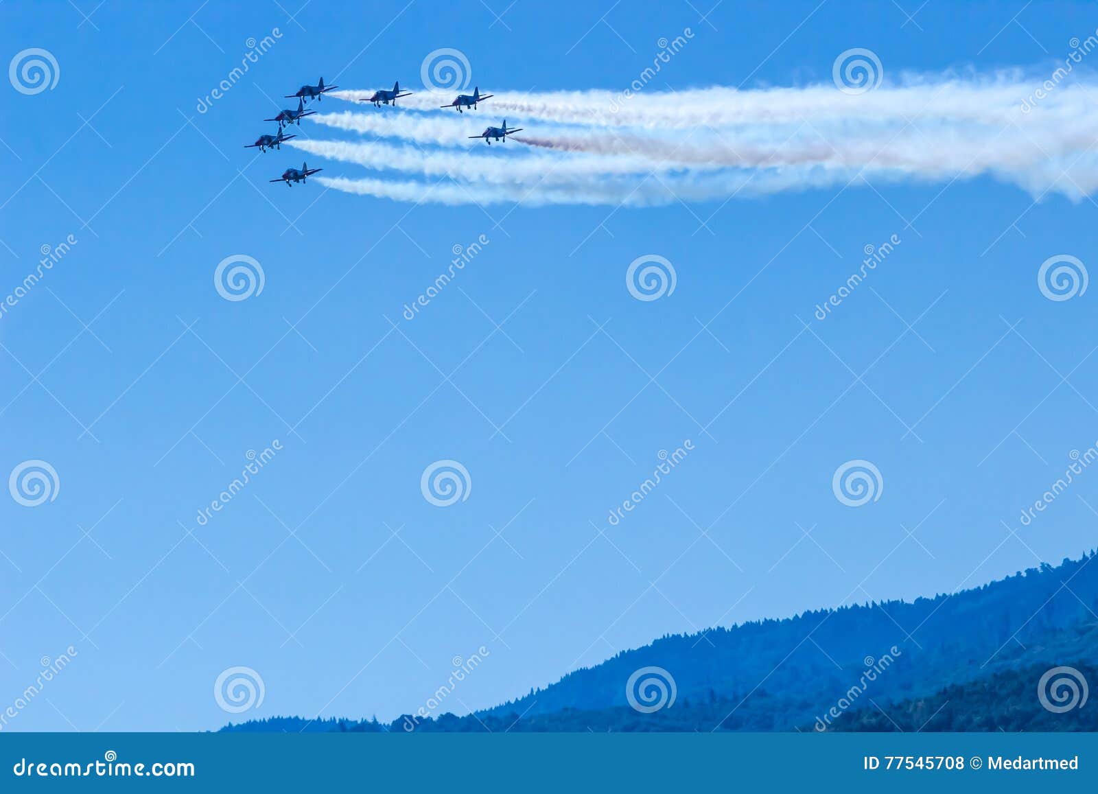 Fighter Plane Looping in Turbo Fly on the Sky Stock Photo - Image of ...