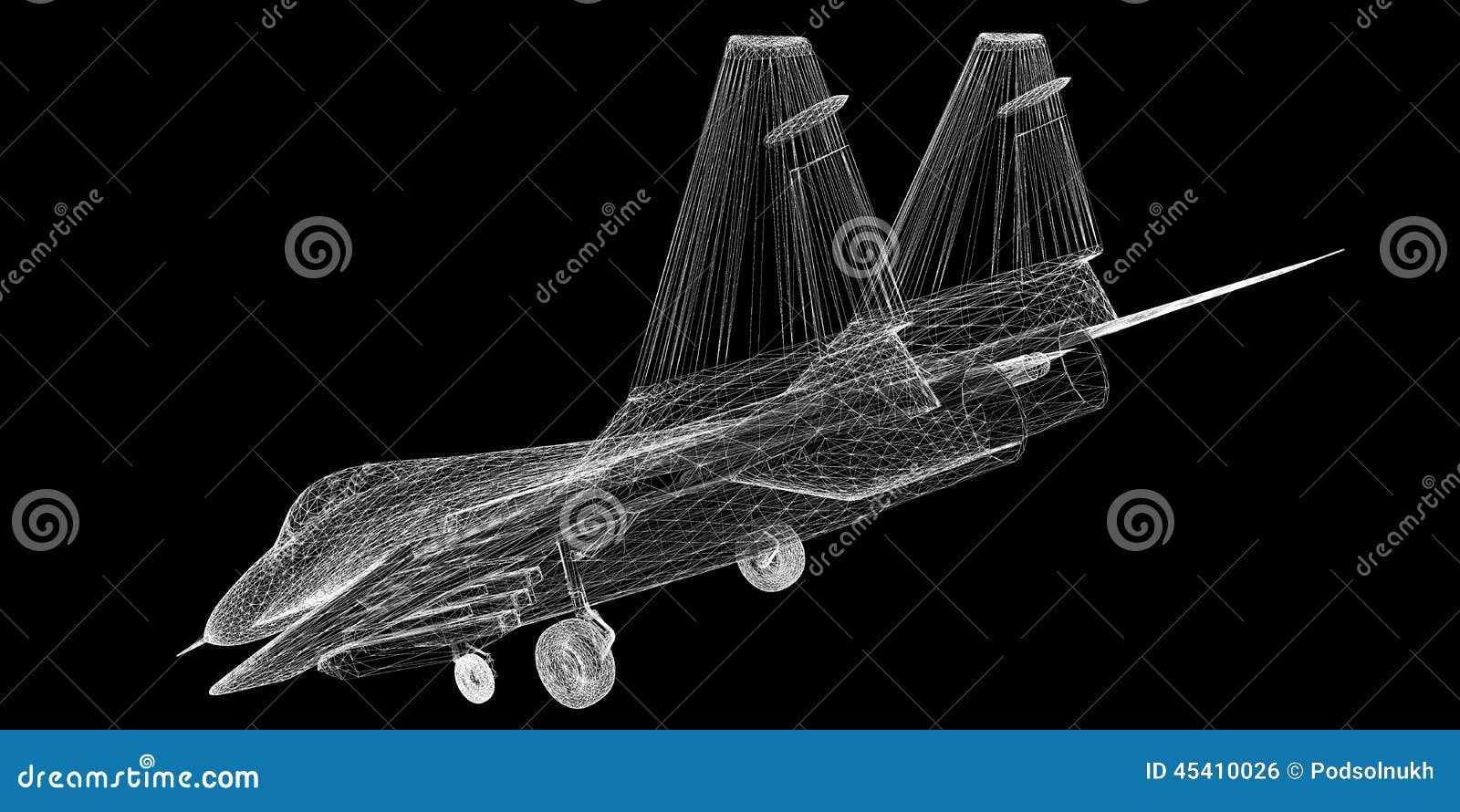 Fighter Plane stock illustration. Illustration of power - 45410026