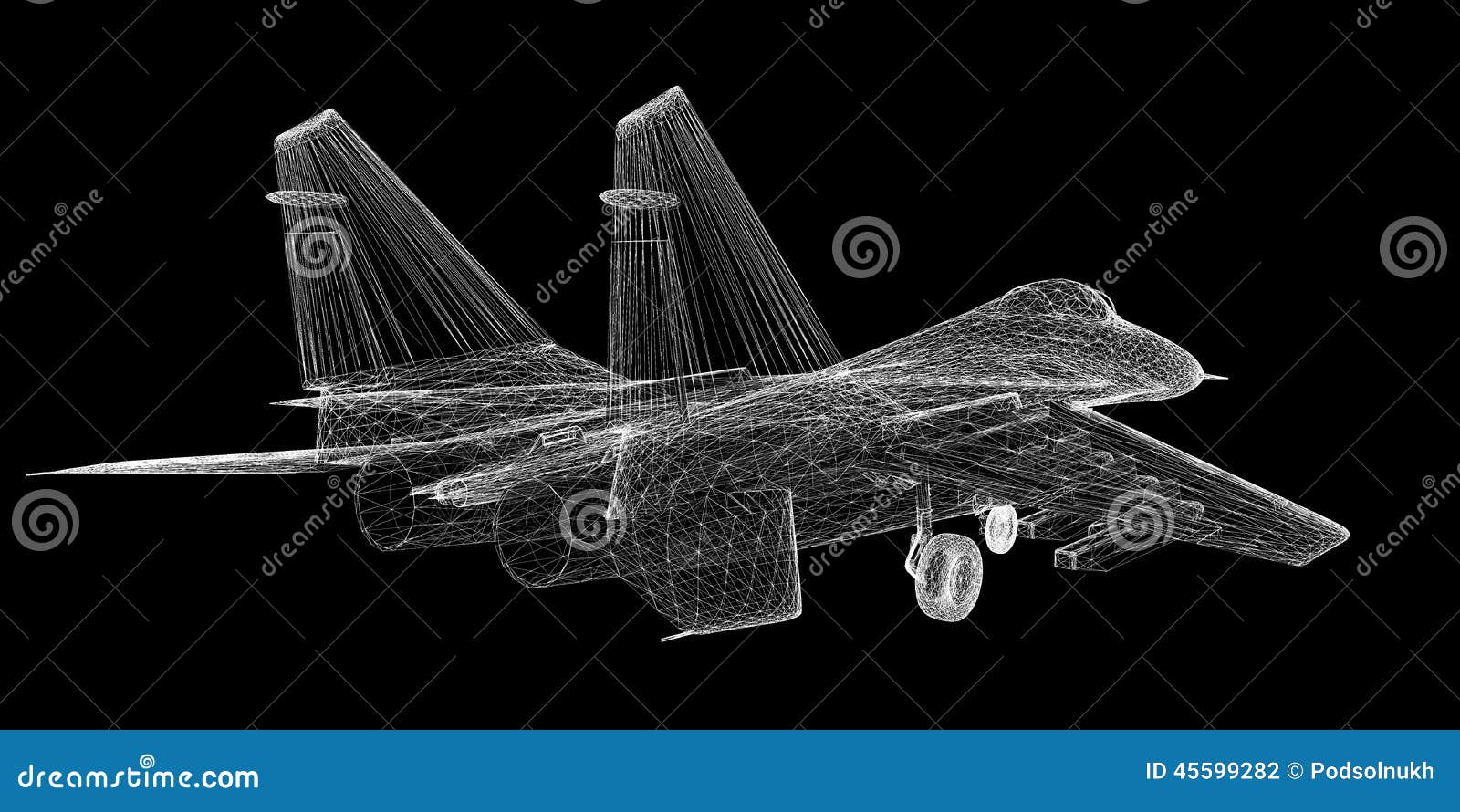 Fighter Plane stock illustration. Illustration of model - 45599282