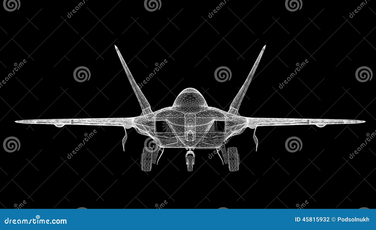 Fighter Plane stock illustration. Illustration of airplane - 45815932