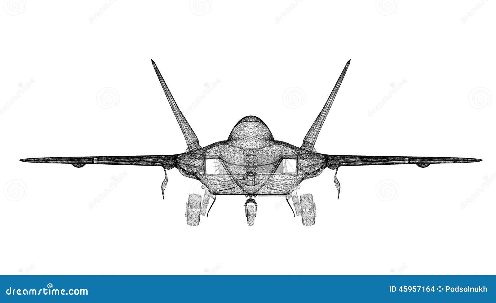 Fighter Plane stock illustration. Illustration of advanced - 45957164