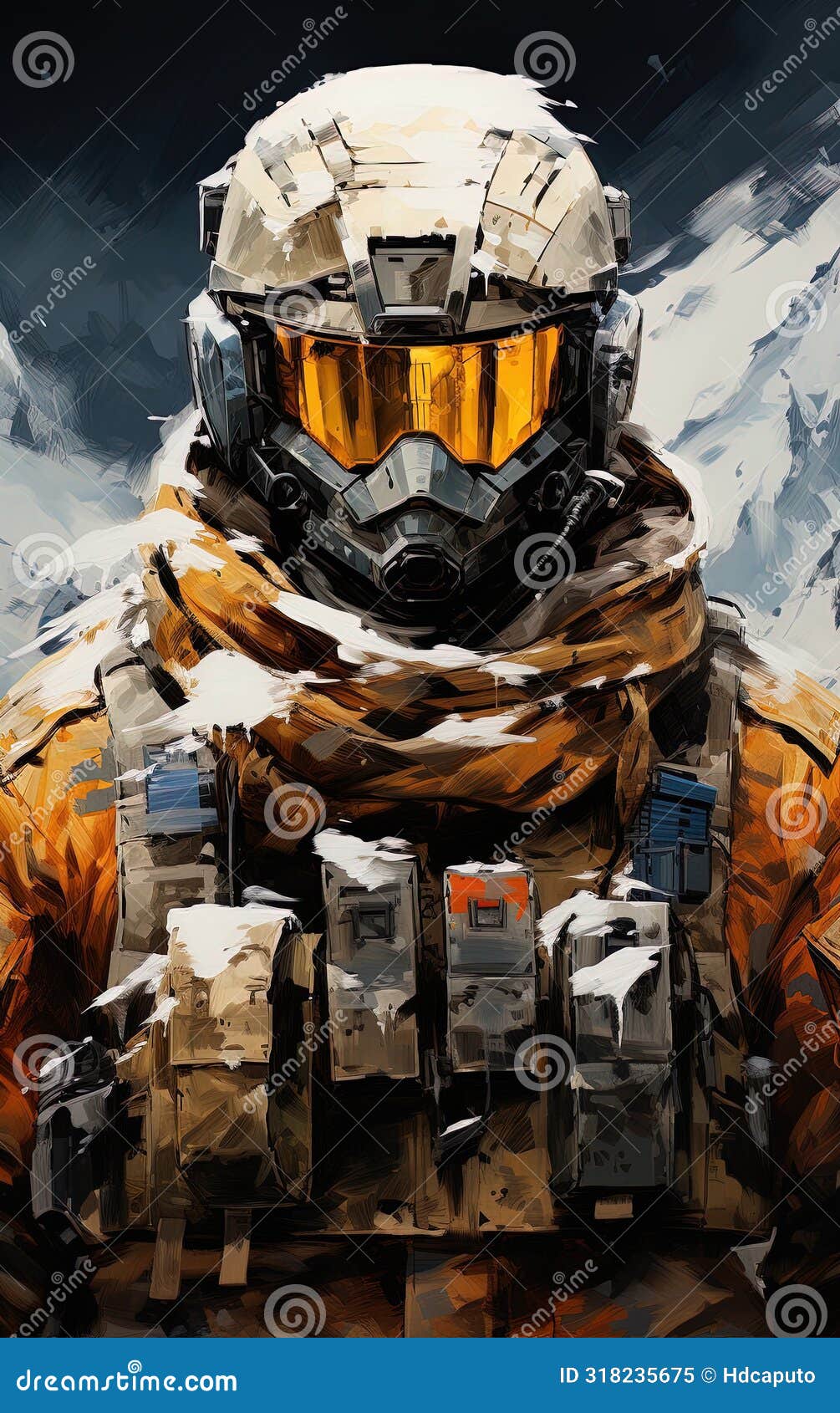 Fighter Plane Pilot of the Future with His Smart Helmet and Special ...