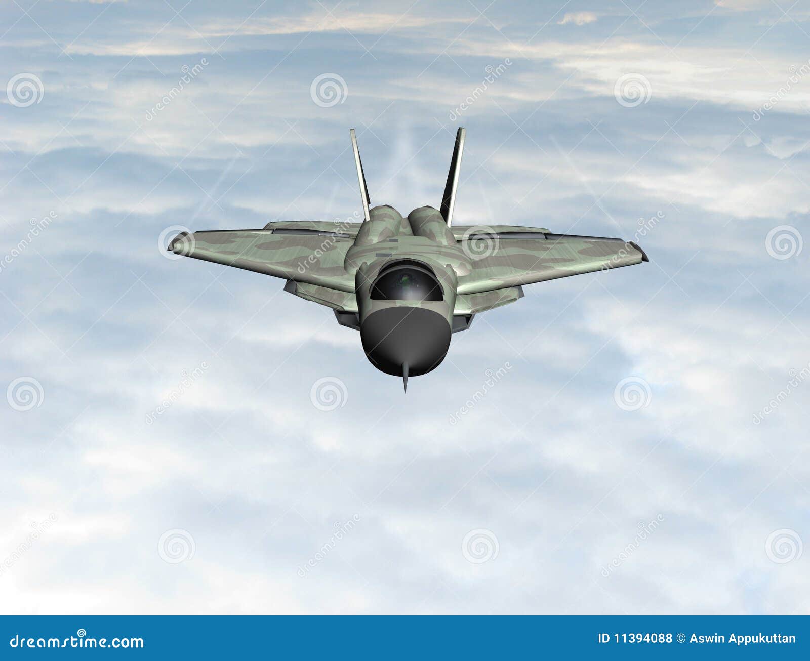 High Mach Number Flow Over Cylinder. Density Stock Photo ...