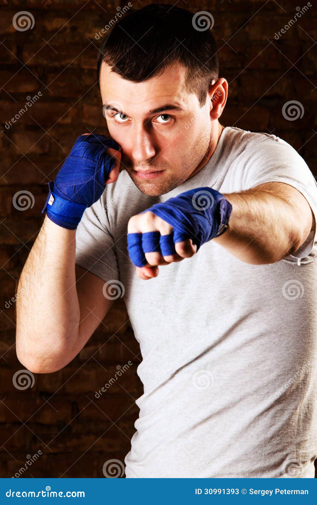 Fighter stock image. Image of caucasian, fierce, close - 30991393