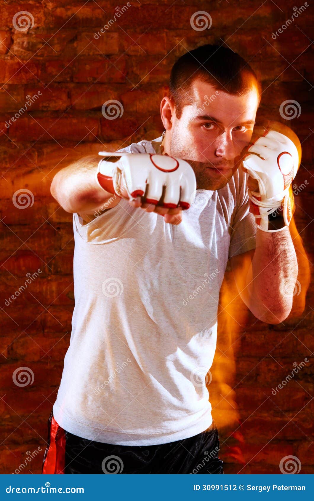 Fighter stock photo. Image of boxing, adult, fighter - 30991512