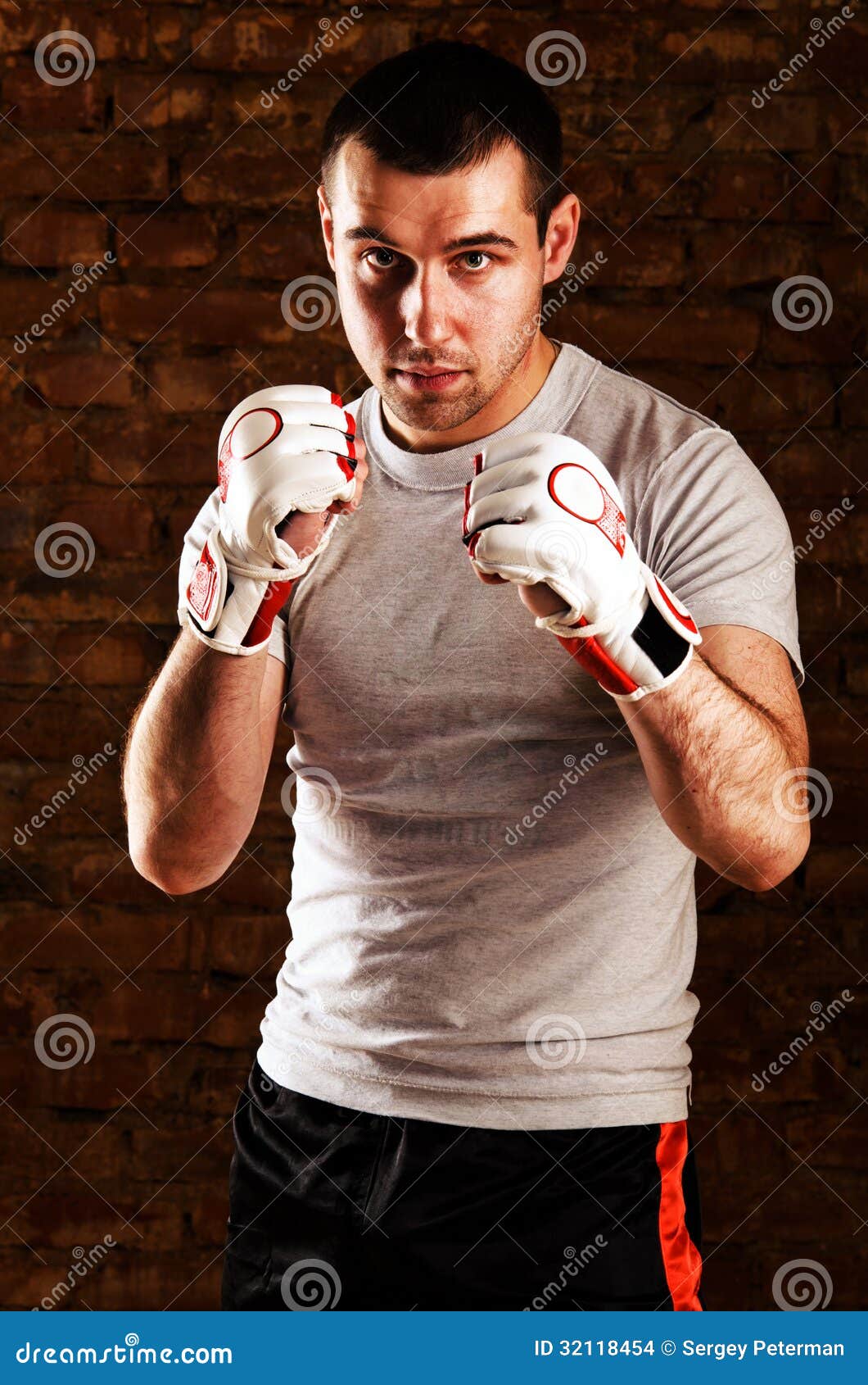 Fighter stock photo. Image of mixed, lifestyle, caucasian - 32118454