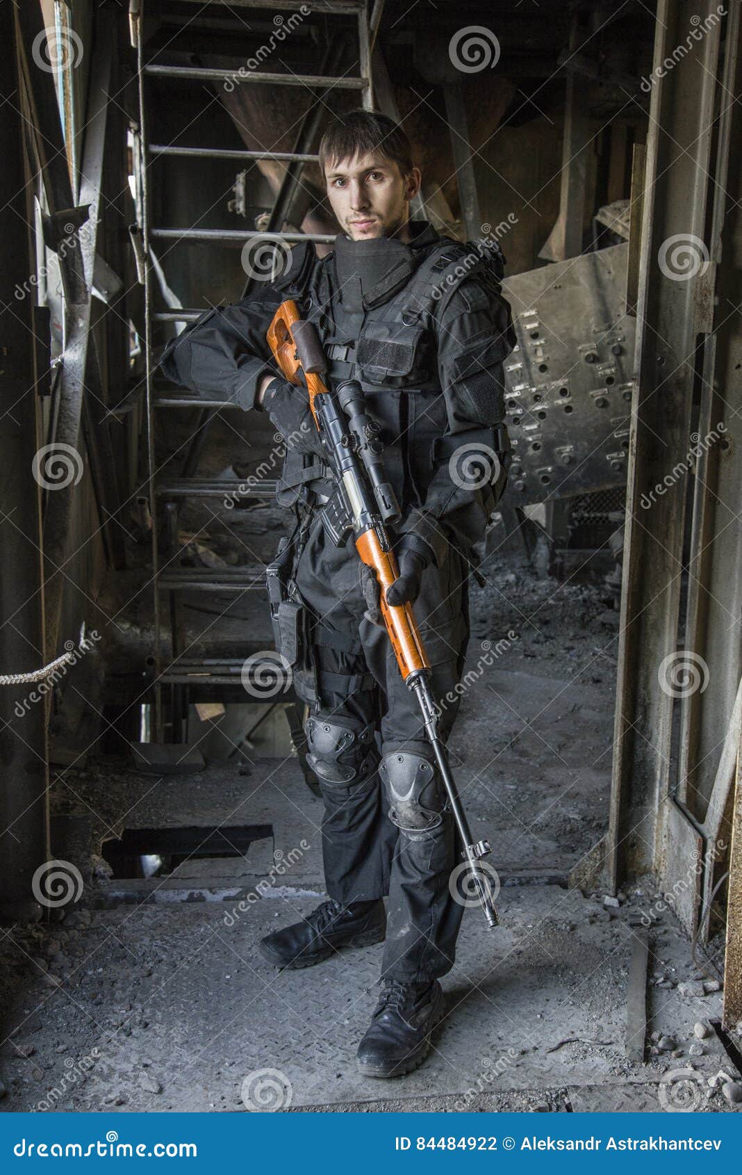 Fighter Of The Russian Special Forces Stock Photo - Image of firearm ...