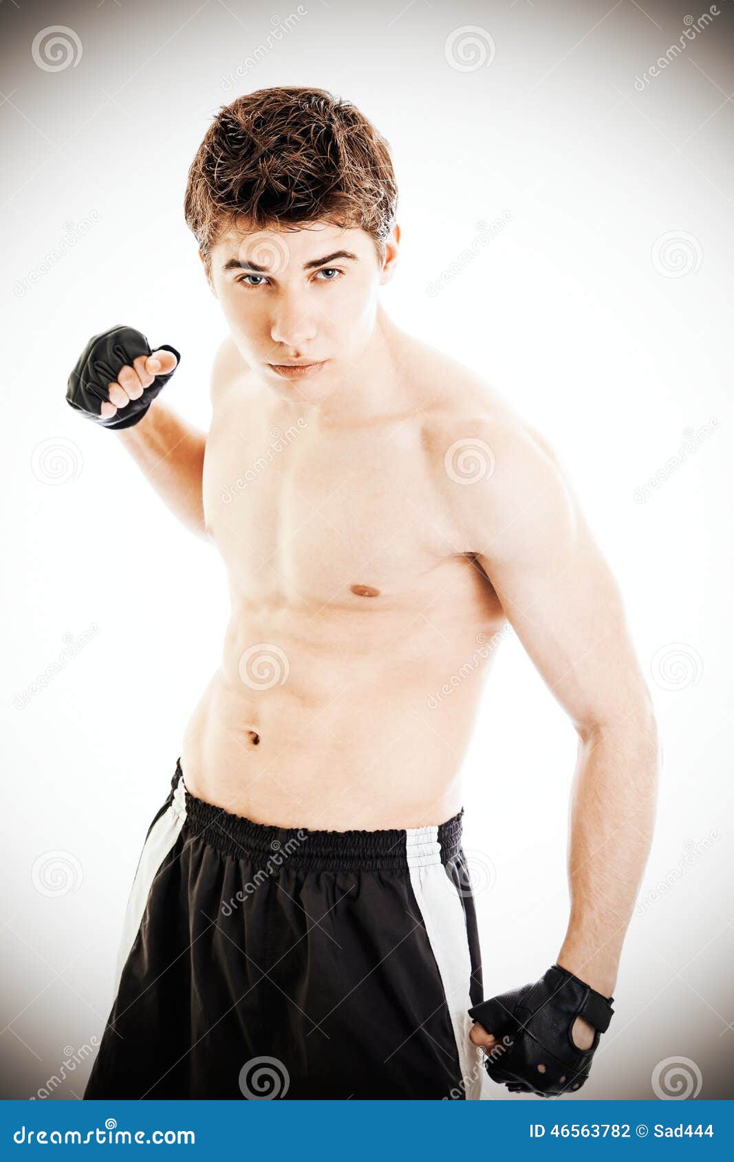 Fighter stock photo. Image of expression, kick, athlete - 46563782
