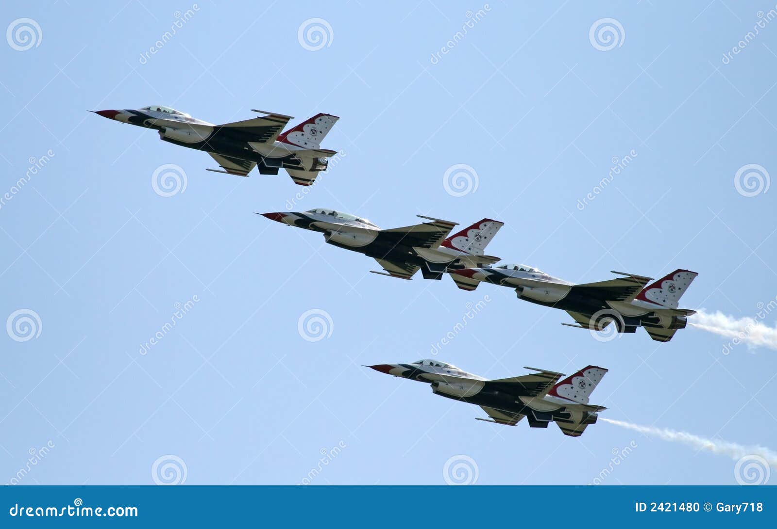 A fighter team formation stock photo. Image of blue, pilot - 2421480