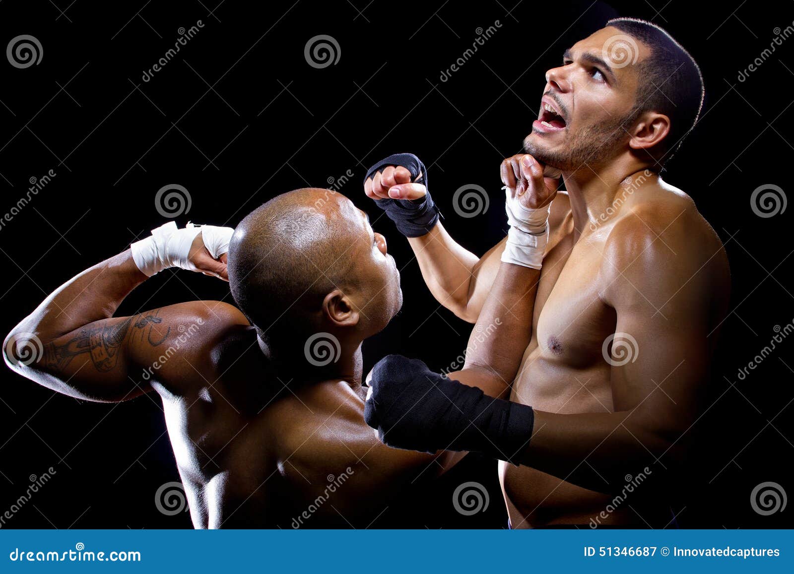 Fighters Sparring stock image. Image of injury, latino - 51346687