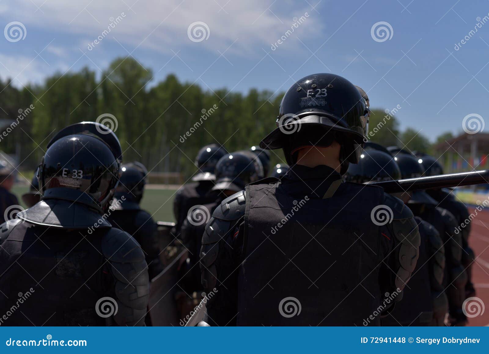 Fighters of the Special Police Units Armed with Special Facilities ...