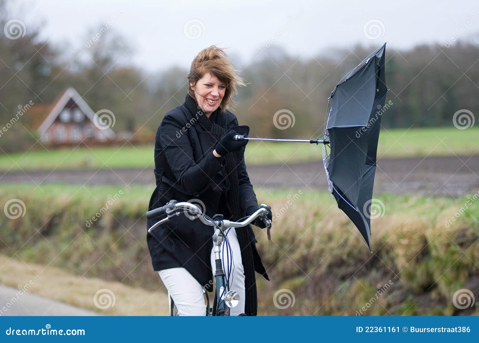Fighting against the wind stock image. Image of typhoon - 22361161