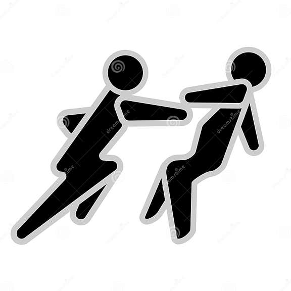 Fighting, Aggression, Beating, Striking Logo. Aggressive Action Logo ...