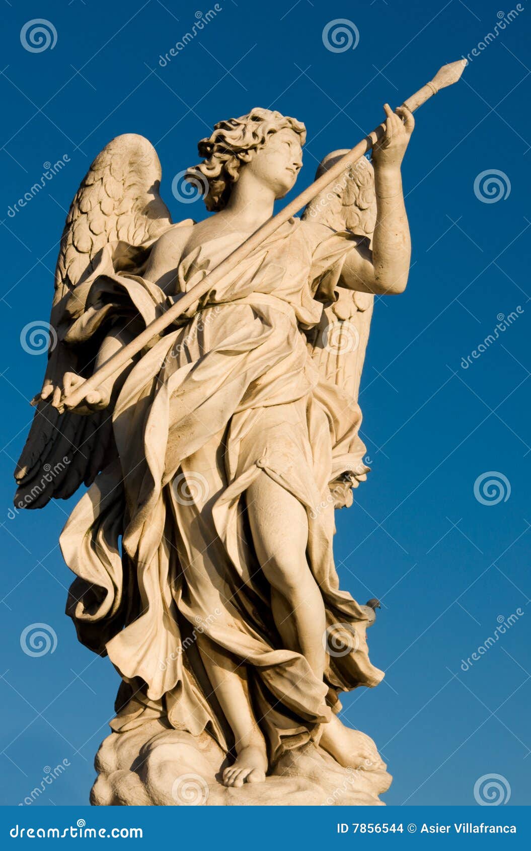 Fighting Angel stock photo. Image of holiday, contrast - 7856544