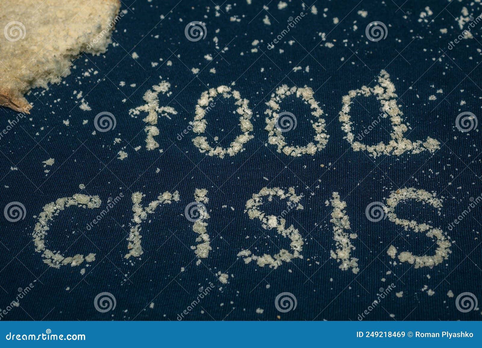 Fighting Bread Shortages. Lack of Food in Countries Stock Image - Image ...