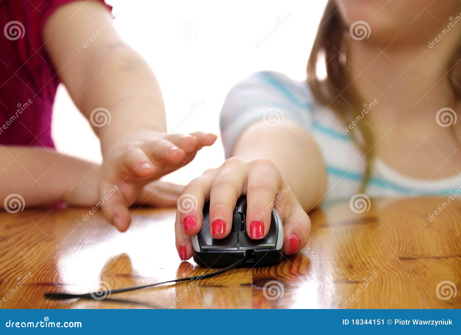 Fighting for Control of Computer Stock Image - Image of colorful ...