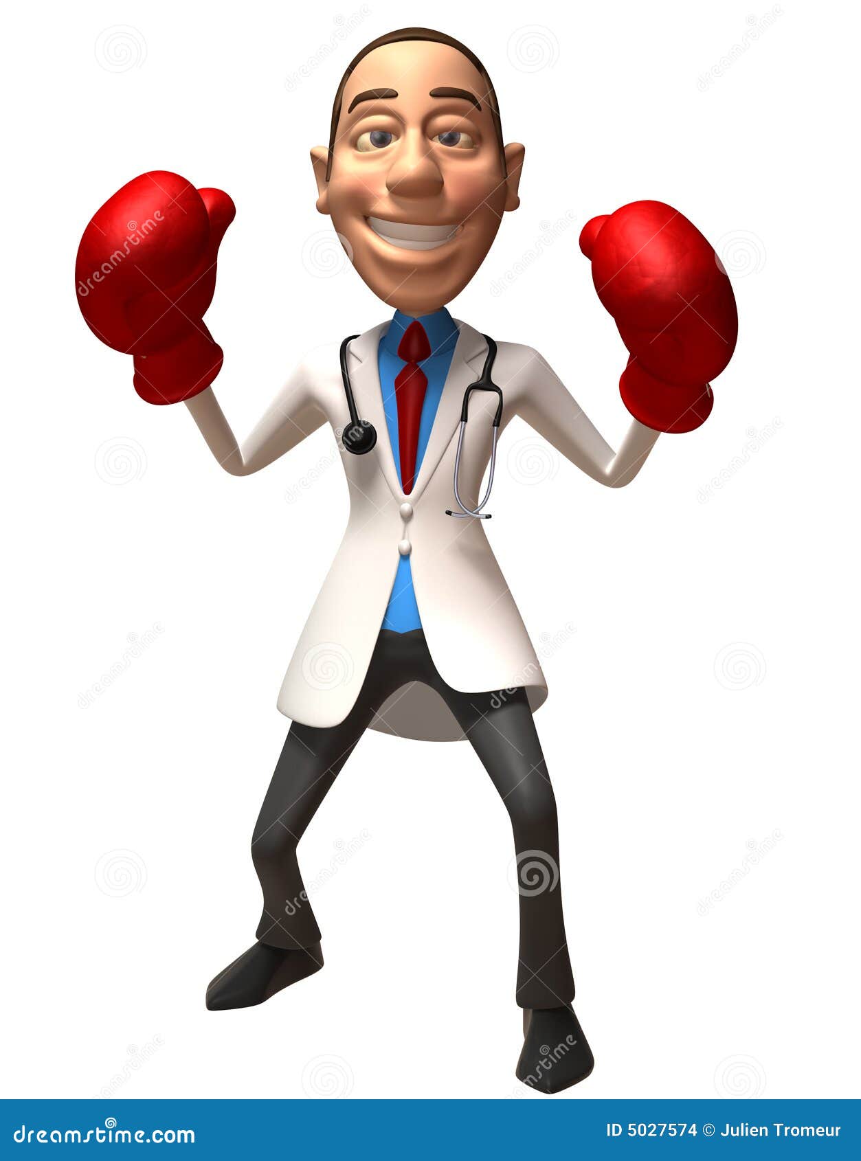 Fighting doctor stock illustration. Illustration of diagnose - 5027574