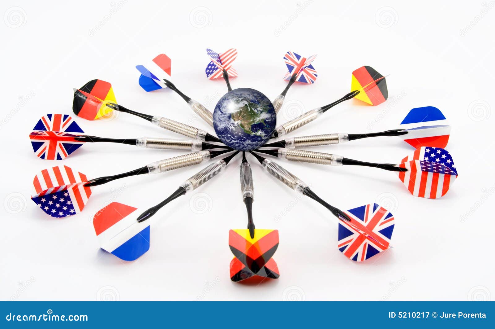 Fighting for Earth stock image. Image of hole, arrow, horizontal - 5210217