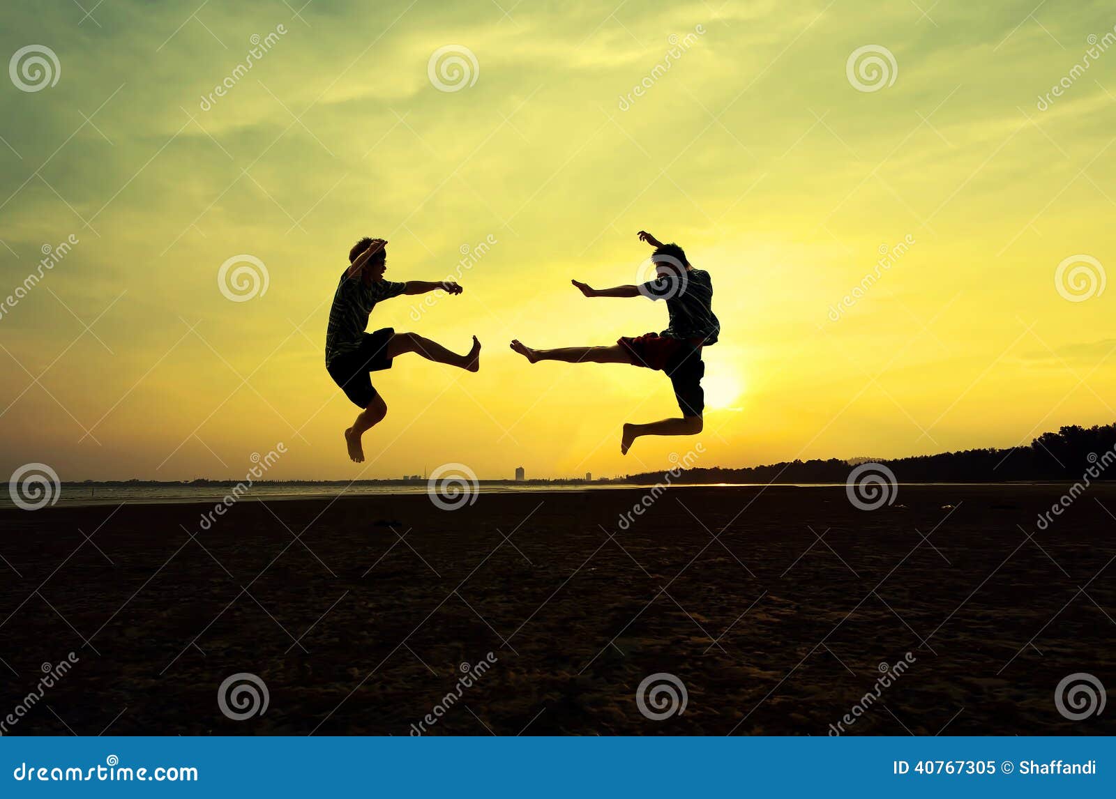 Fighting An Enemy Royalty-Free Stock Photography | CartoonDealer.com ...