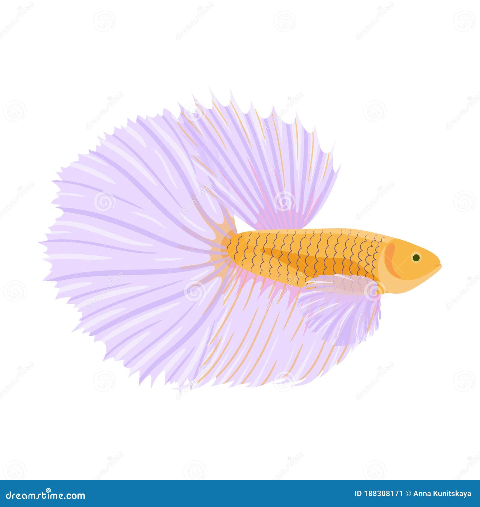 Cartoon Red Betta Fish, Siamese Fighting Fish, Betta Splendens Crown ... Cartoon Red Betta Fish, Siamese Fighting Fish, Betta Splendens Crown ...