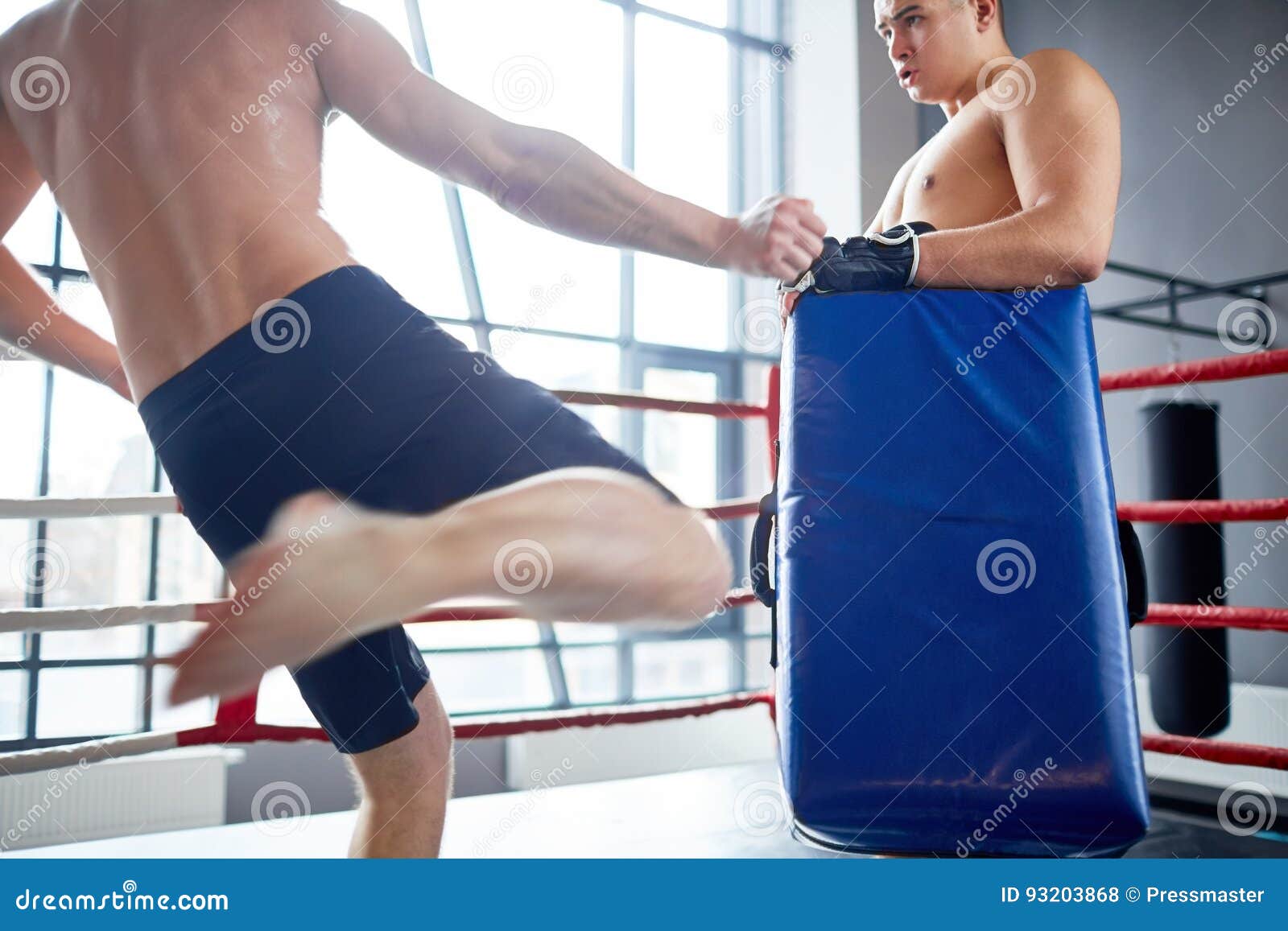 Fighting in group stock photo. Image of kick, martial - 93203868