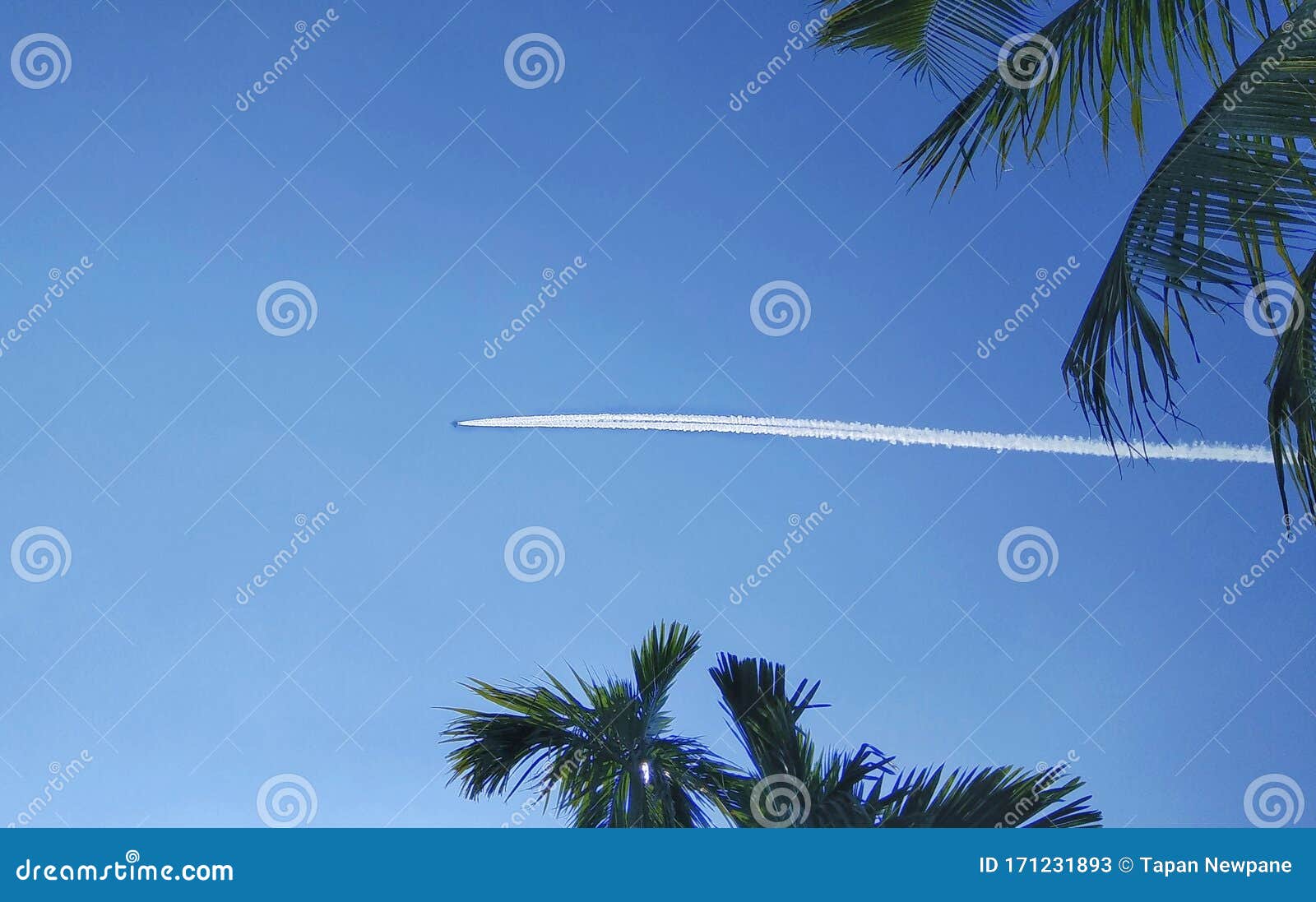 Fighting Jet Aircraft Plane Flying in the Sky with Trace Stock Image ...