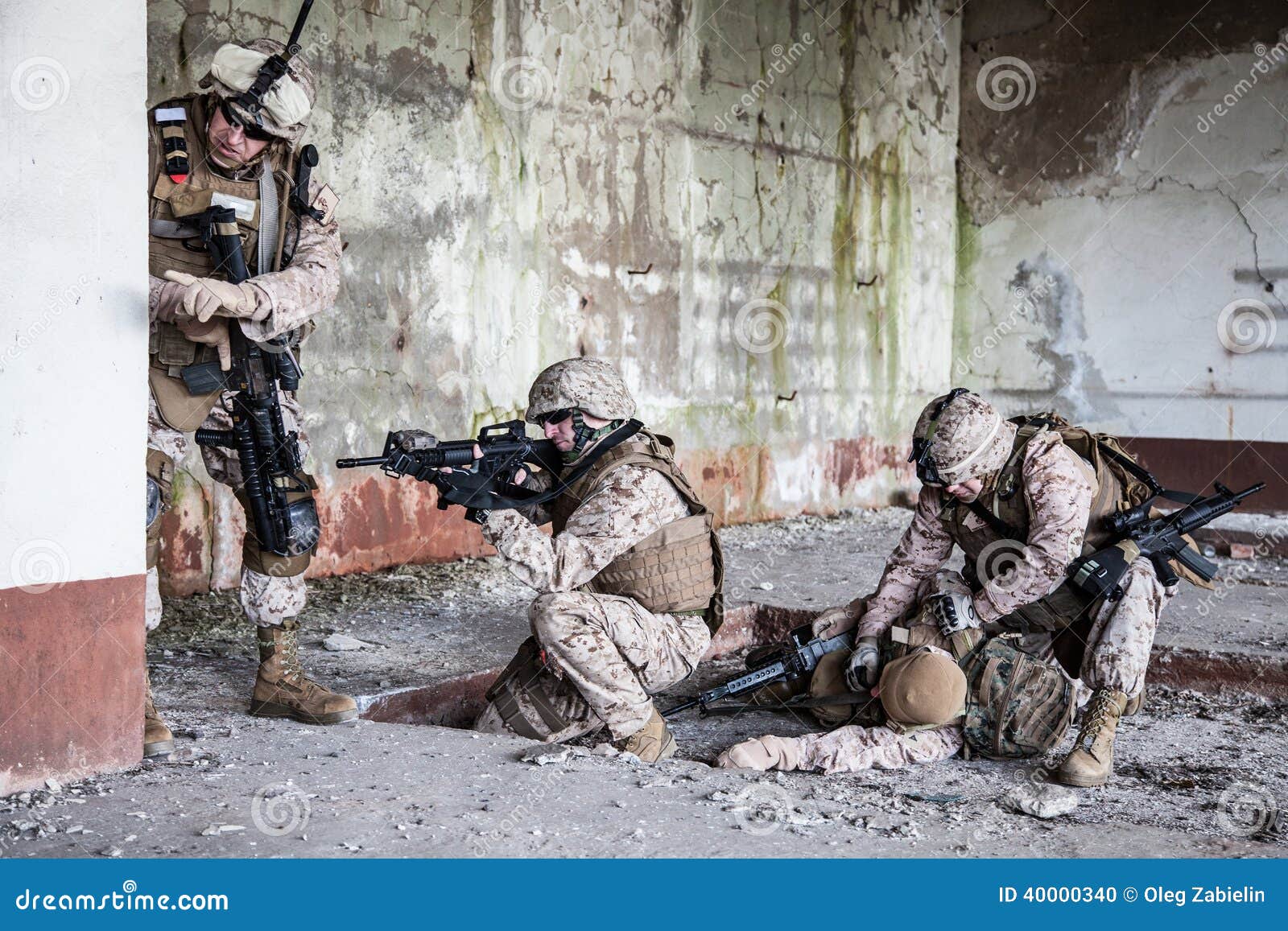 Fighting marines stock photo. Image of american, soldier - 40000340