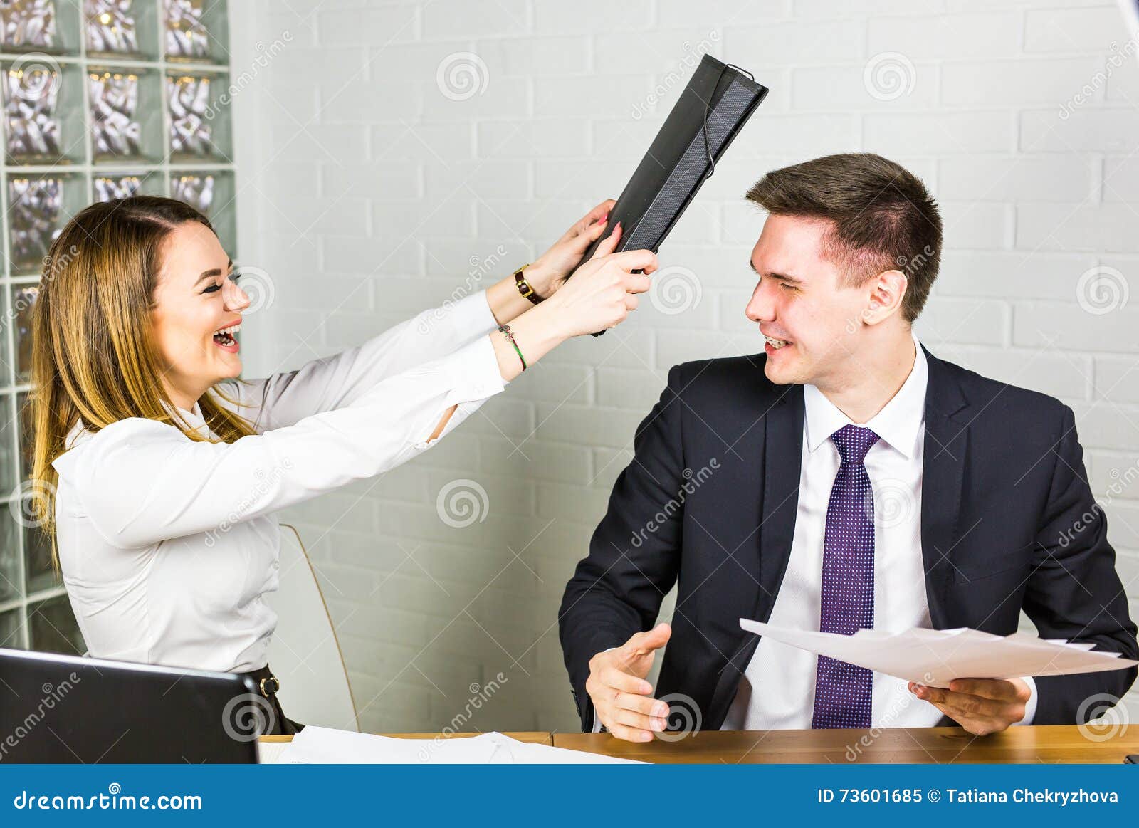 Fighting in the office stock image. Image of fist, businessmen - 73601685