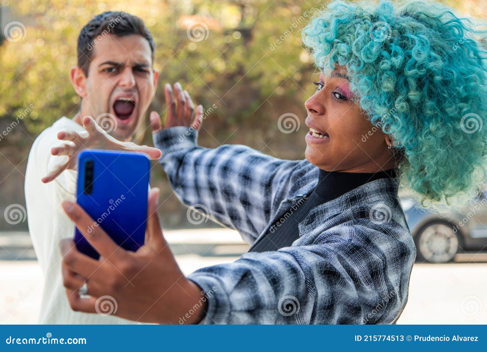 Fighting Over the Mobile Phone Stock Image - Image of phone, privacy ...