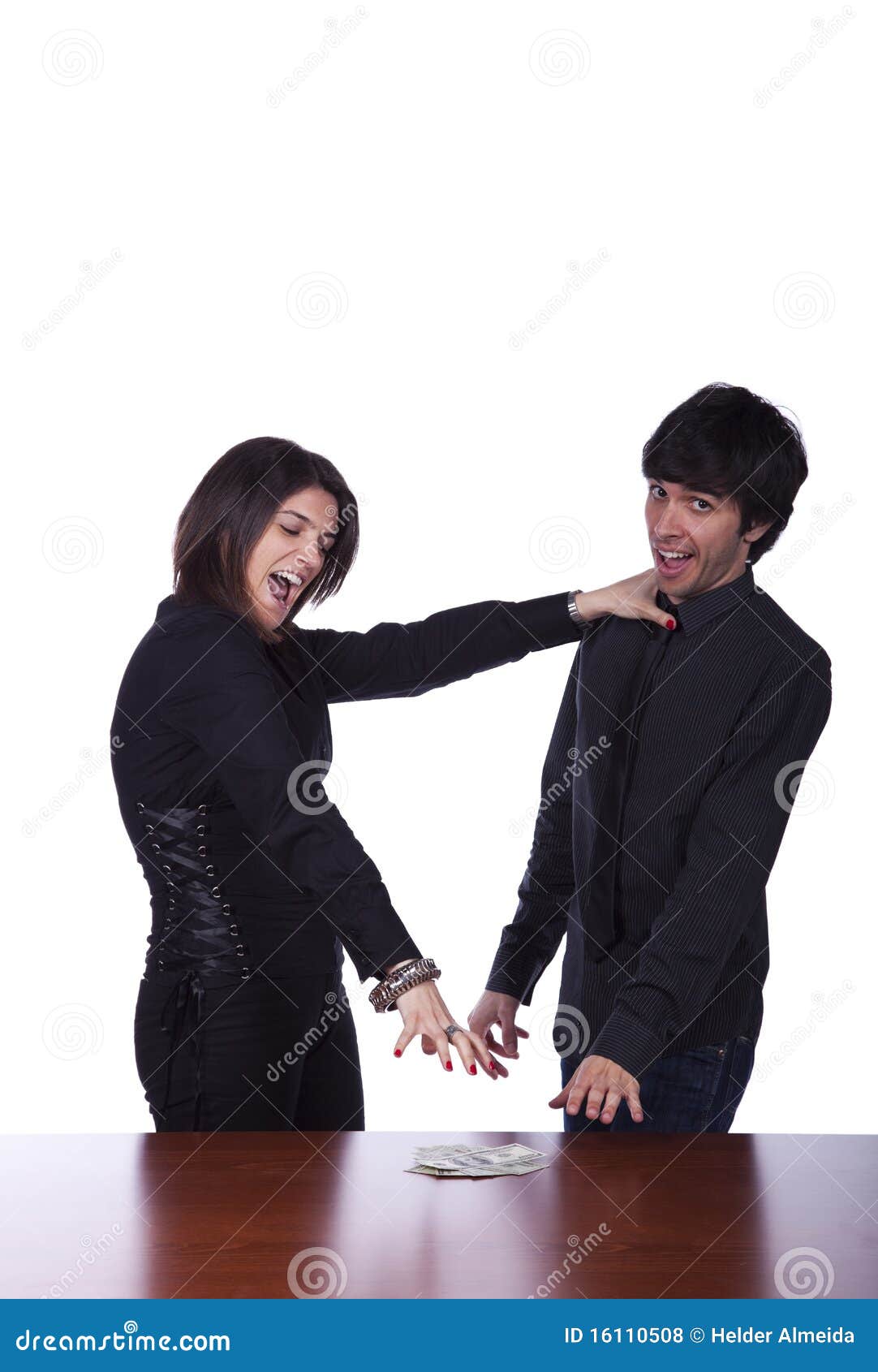 Fighting over money stock photo. Image of people, fight - 16110508