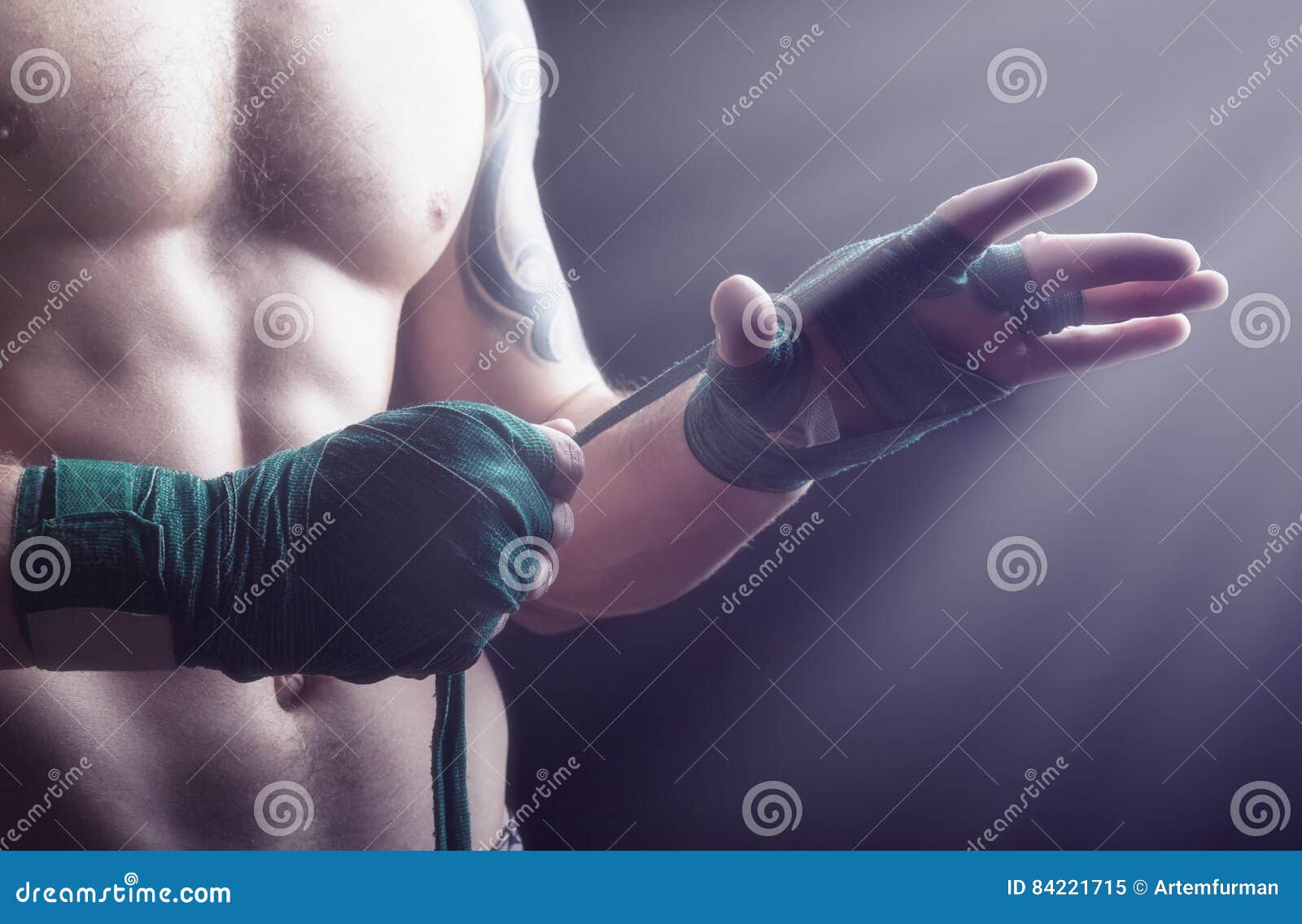 Fighting preparation stock image. Image of muscle, handsome - 84221715