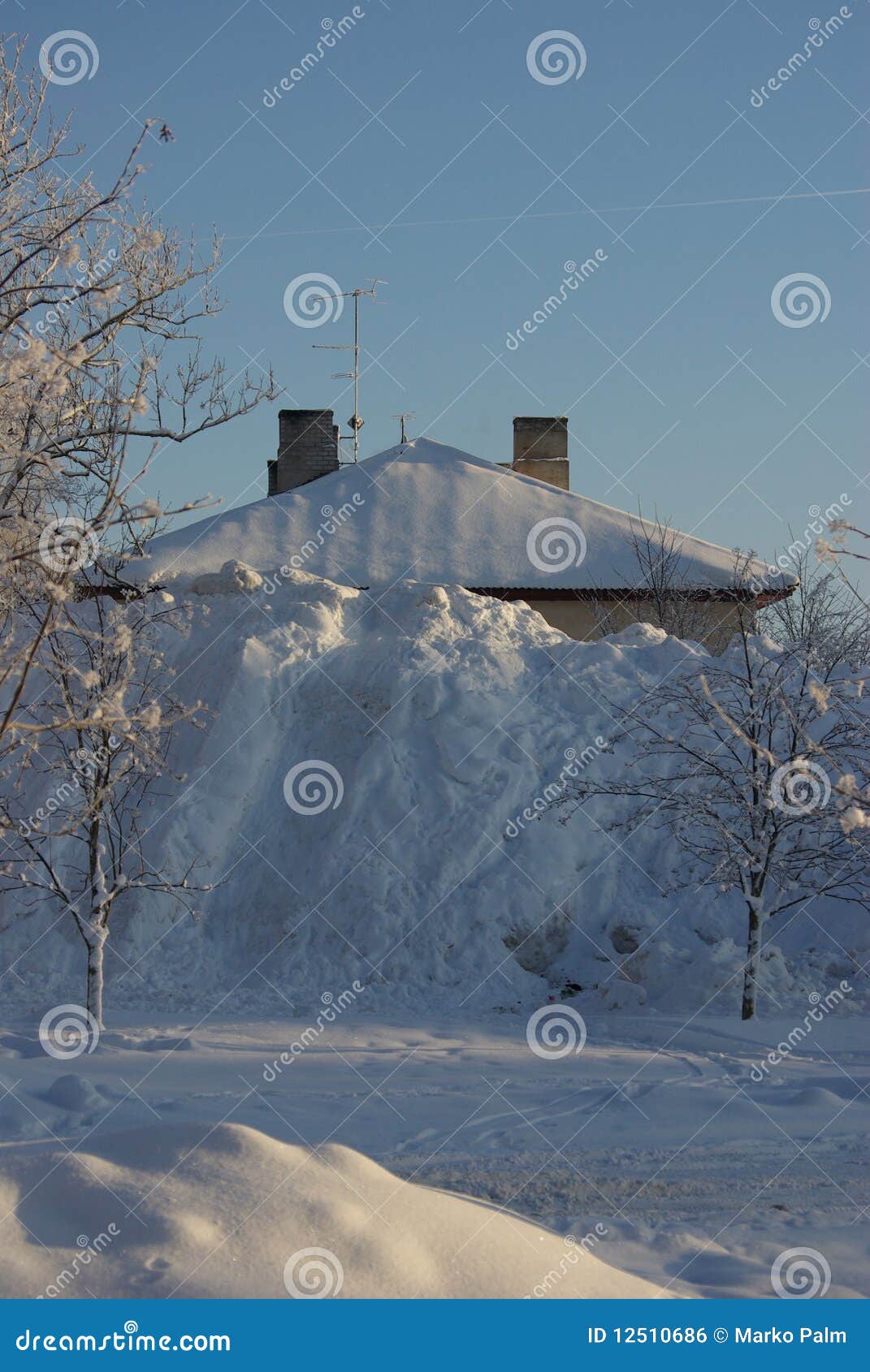 Fighting with Snow editorial photo. Image of pile, saaremaa - 12510686