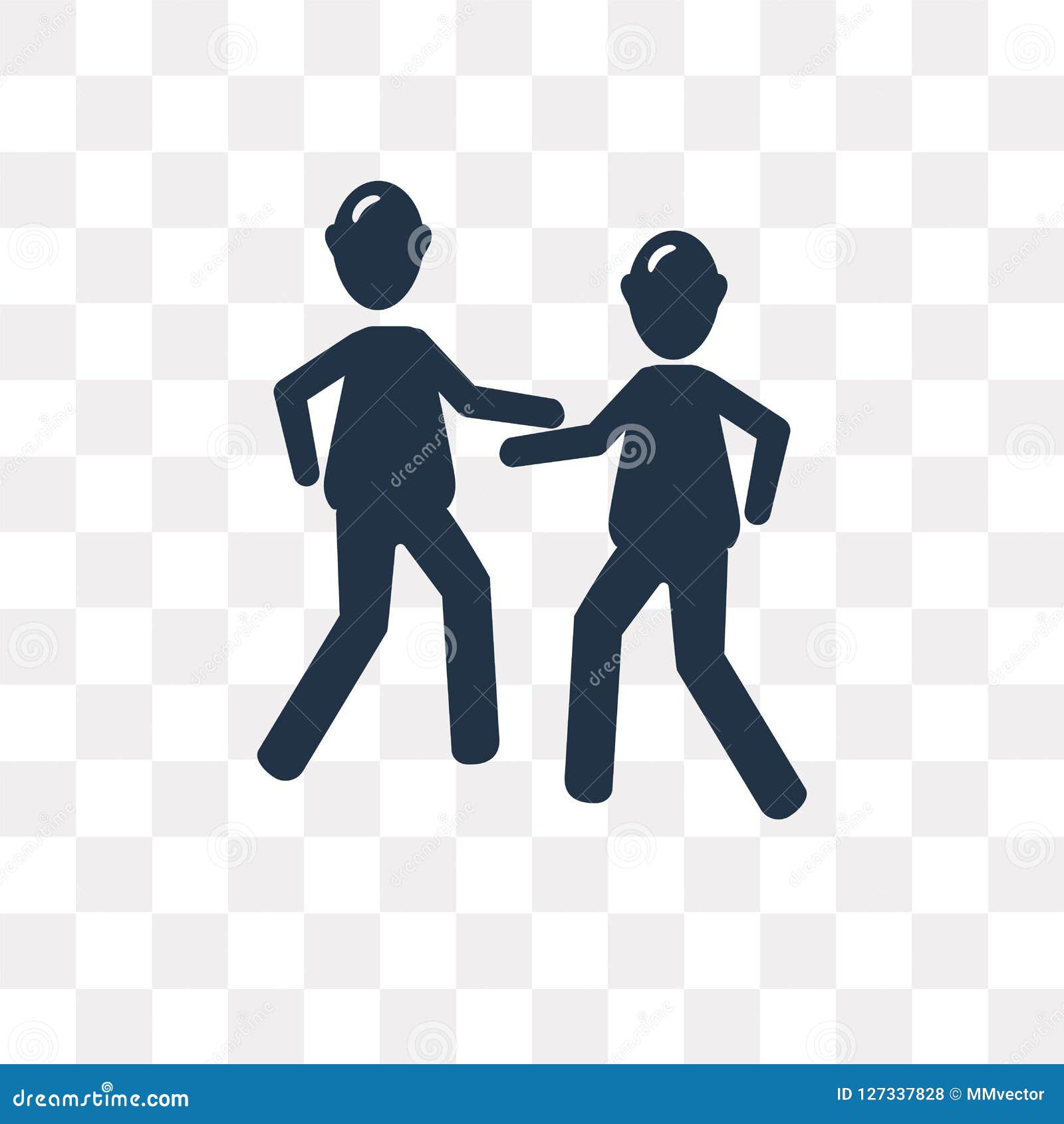 Fighting Vector Icon Isolated on Transparent Background, Fighting ...