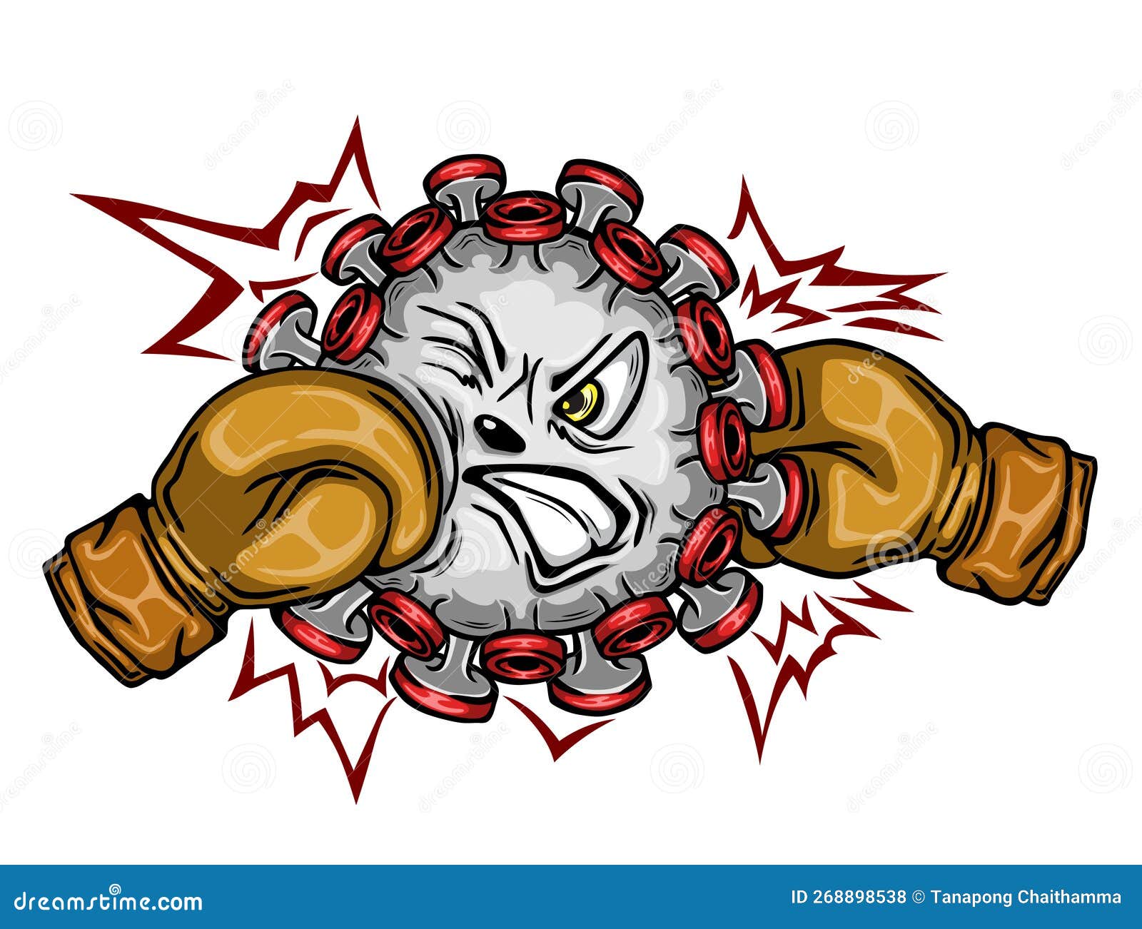 Fighting Viruses and Getting Rid of Viruses Stock Illustration ...