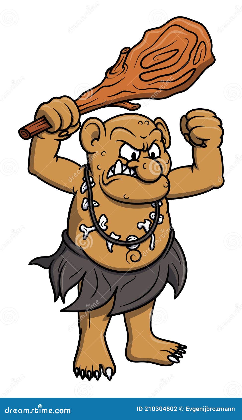 Ogre Angry Emoji. Goblin Evil Emotion Isolated. Green Monster Fa Vector ...