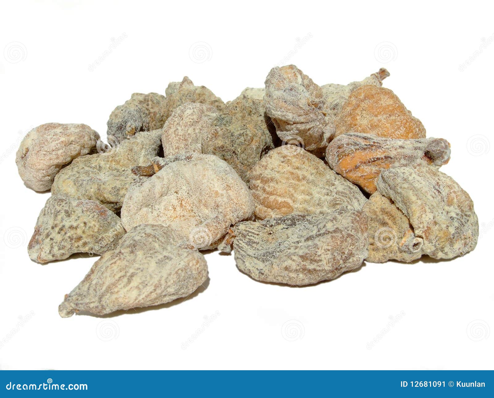 Figo seco imagem de stock. Imagem de ingredientes, isolado - 12681091