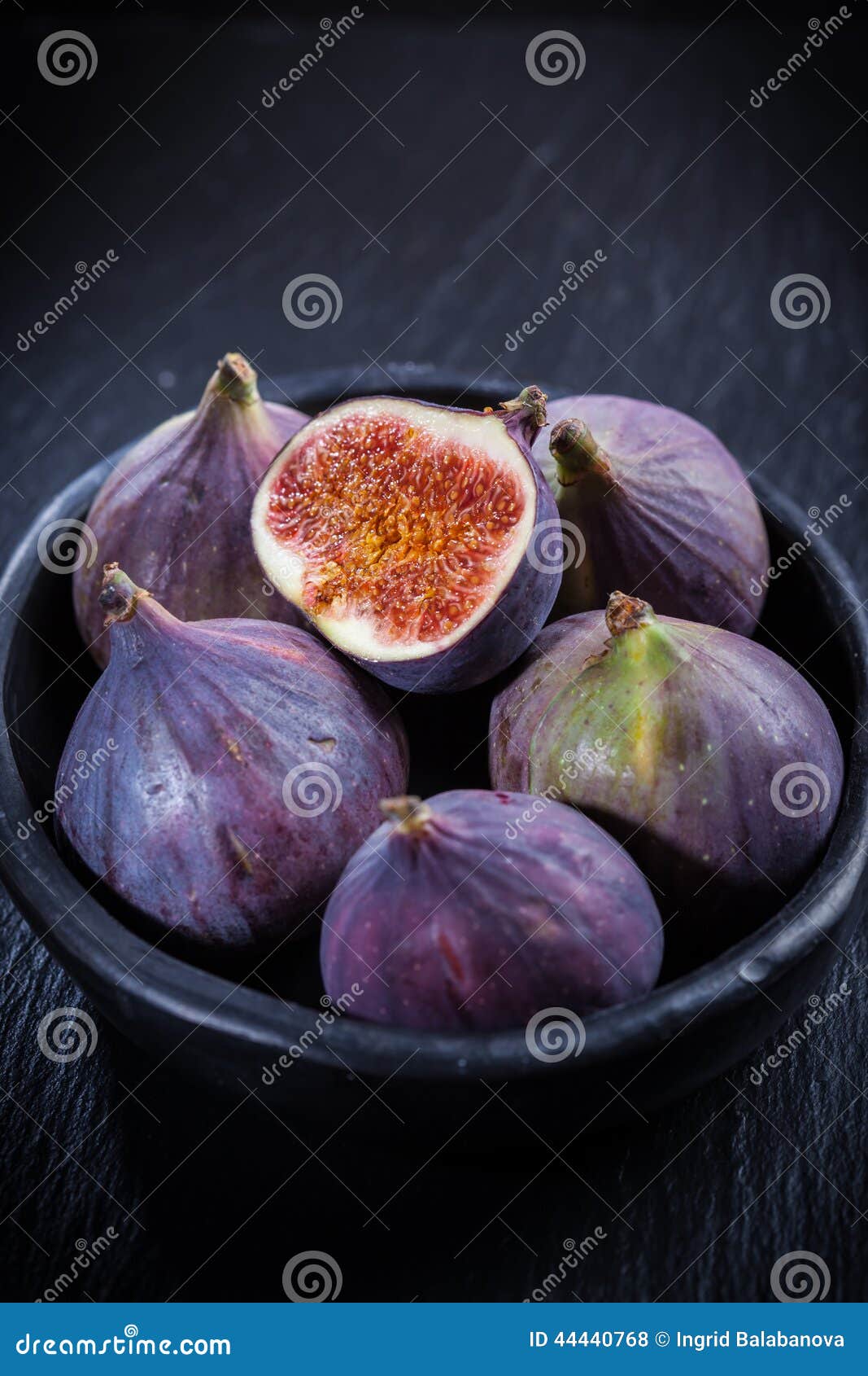 Figs in the bowl stock photo. Image of dessert, figs - 44440768
