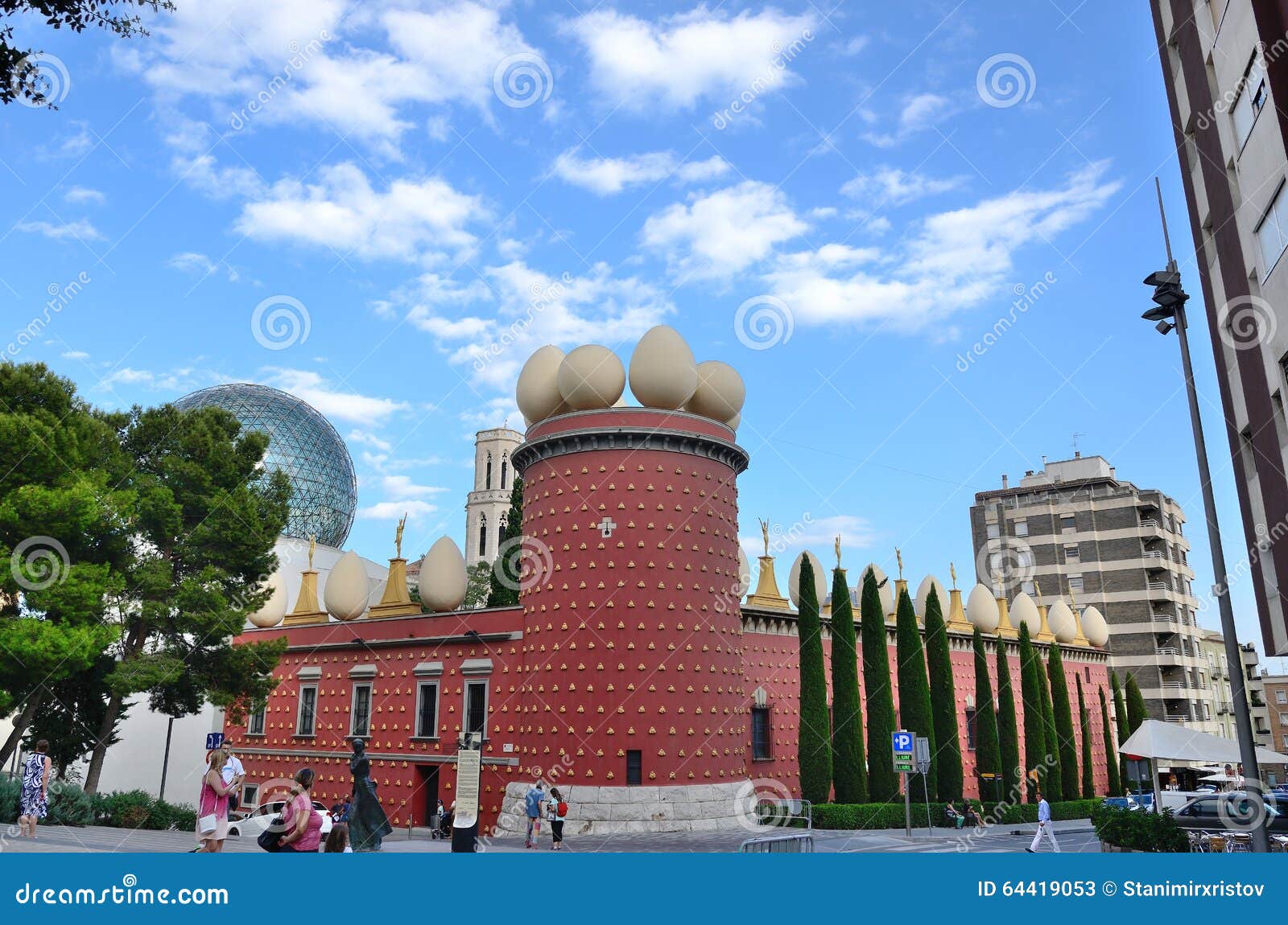 Figueres editorial stock photo. Image of catalonia, national - 64419053