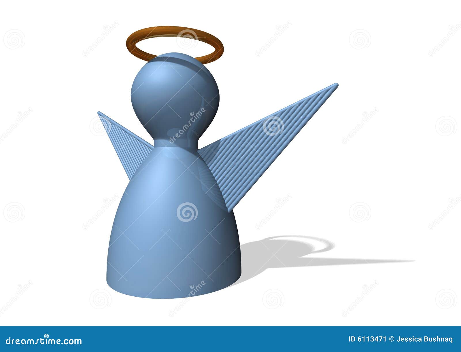 Figura do anjo azul ilustração stock. Ilustração de azul - 6113471